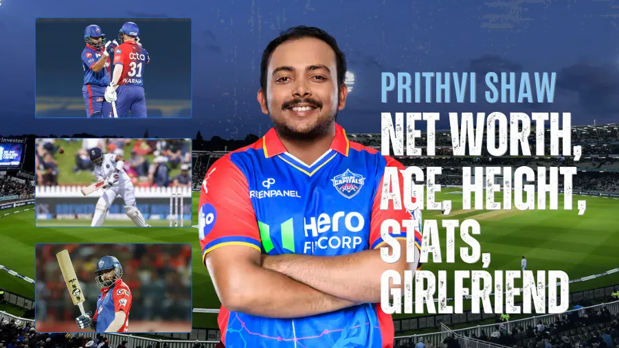 Prithvi Shaw: Net Worth, Girlfriend, Family, Career, Stats, and More